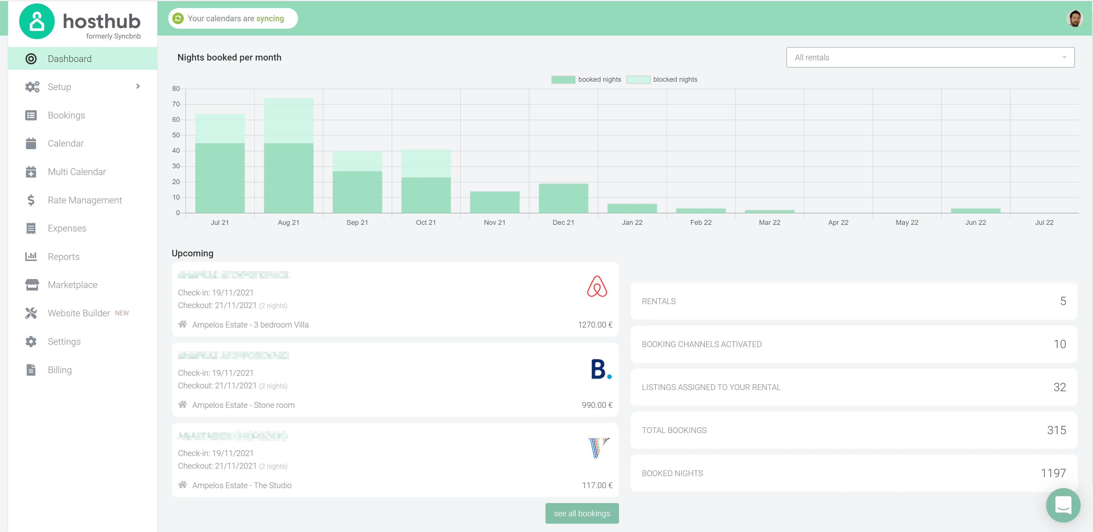 Hosthub - ChargeAutomation